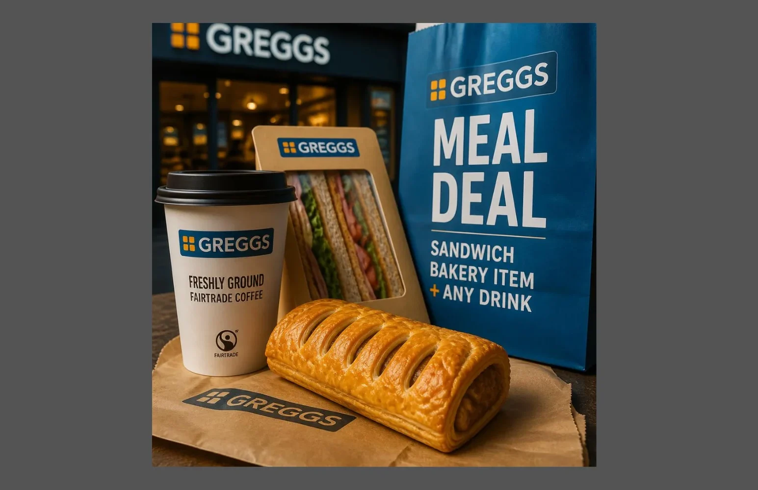 Greggs Meal Deals 2026 - Greggs Menus Prices